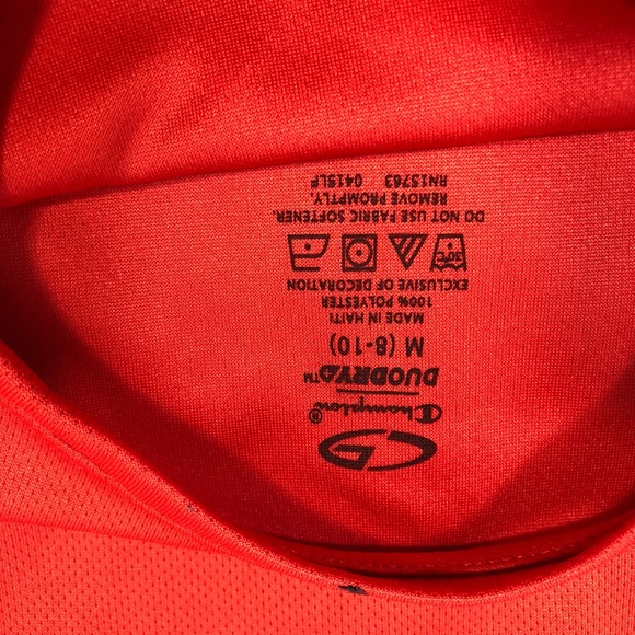 Champion | Shirts & Tops | Boys Med 8 Red Champion Shortsleeve Tee ...